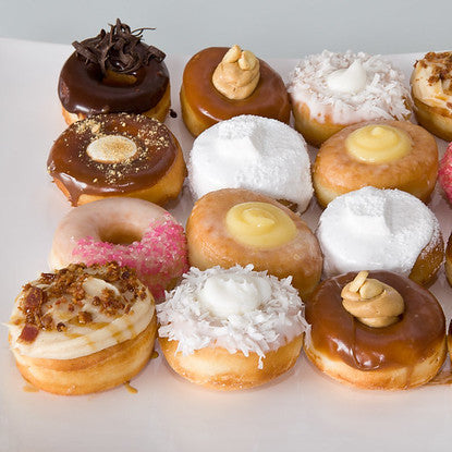 Dozen Three-bite Gourmet Doughnuts – Jelly Modern Doughnuts